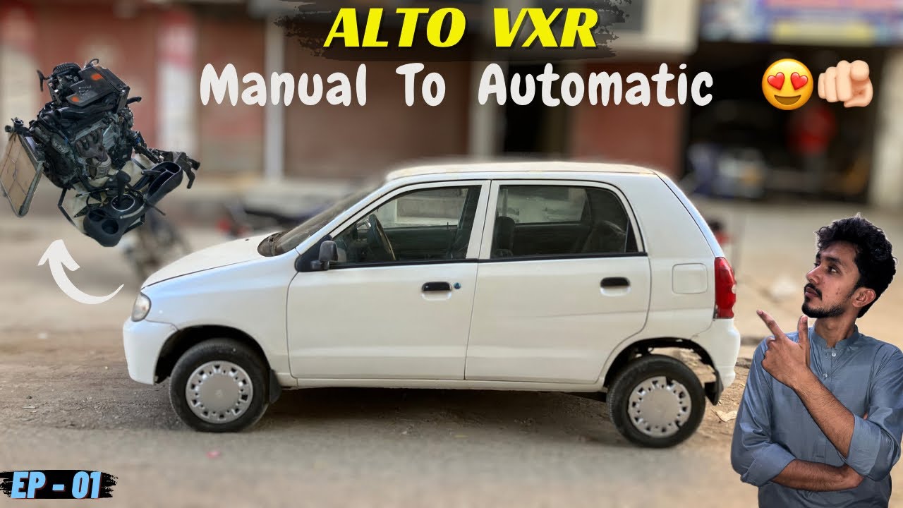 Suzuki Alto Vxr | Manual To Automatic Conversion | Installing K6a 2012 - 14 Automatic Engine ...