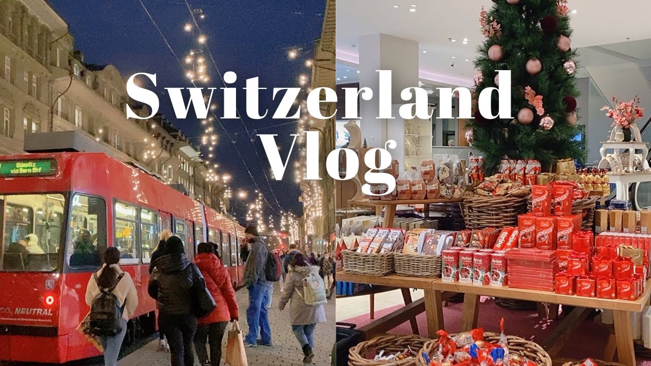 Vlog 스위스 일상 브이로그🇨🇭스위스 대학원생 일상 친구들과 퐁듀 파티🫕🧀 베른 대학교 올드타운 도서관 베른 올드