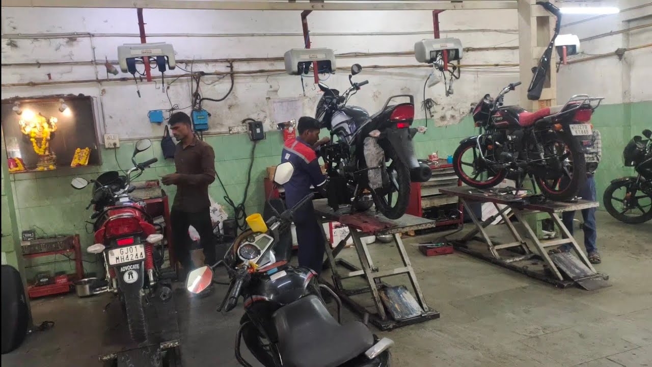 Bike Service || Rajdeep Hero - YouTube