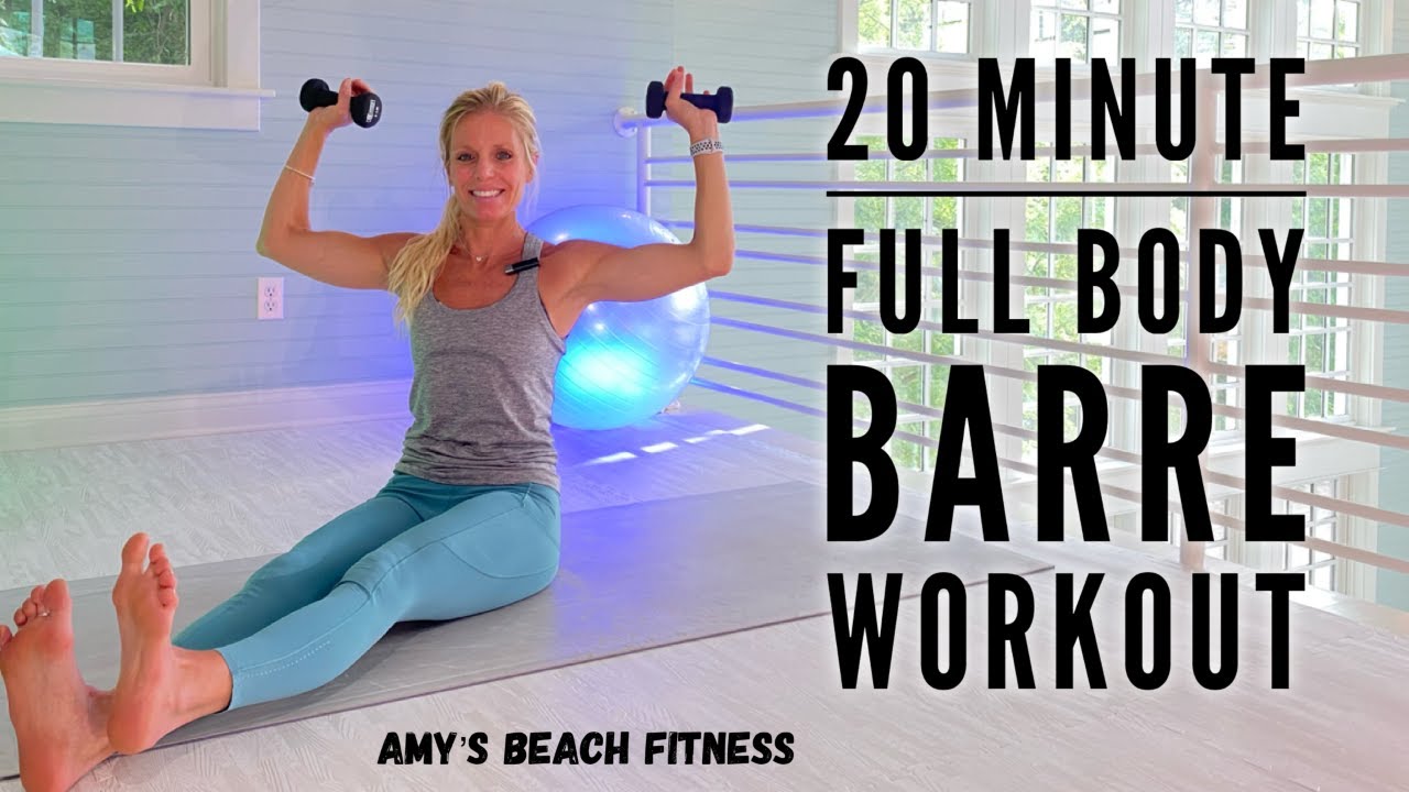 20 MIN Full Body Purely Barre Workout at home - YouTube