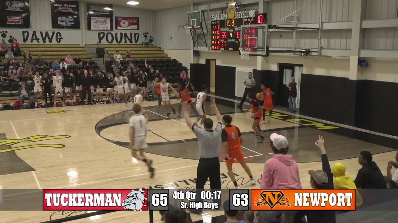Newport Greyhounds vs Tuckerman Bulldogs Sr. Boys 2024 District ...