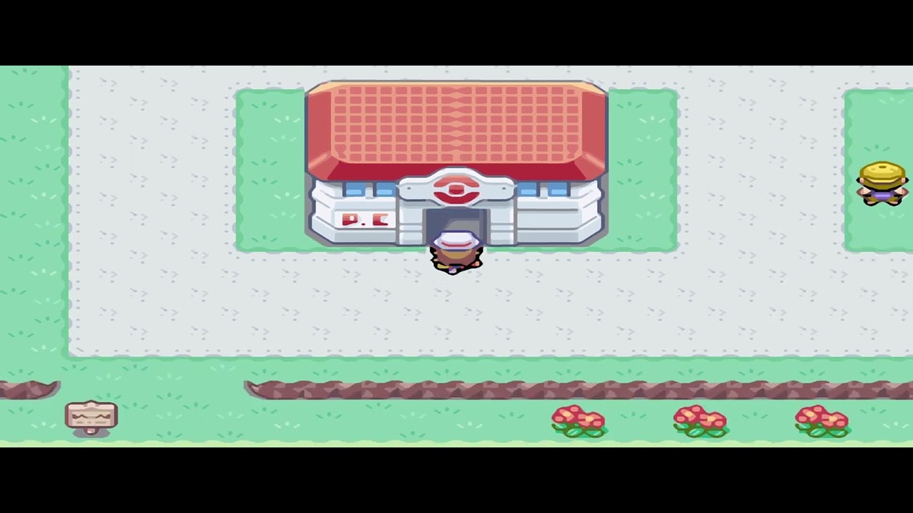 Pokemon FireRed ULTRAWIDE: Healing Pokemon at Pokemon Center (No ...