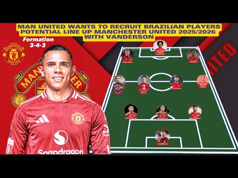 Man United To Recruit Brazilian Players - Potential Line Up Manchester ...