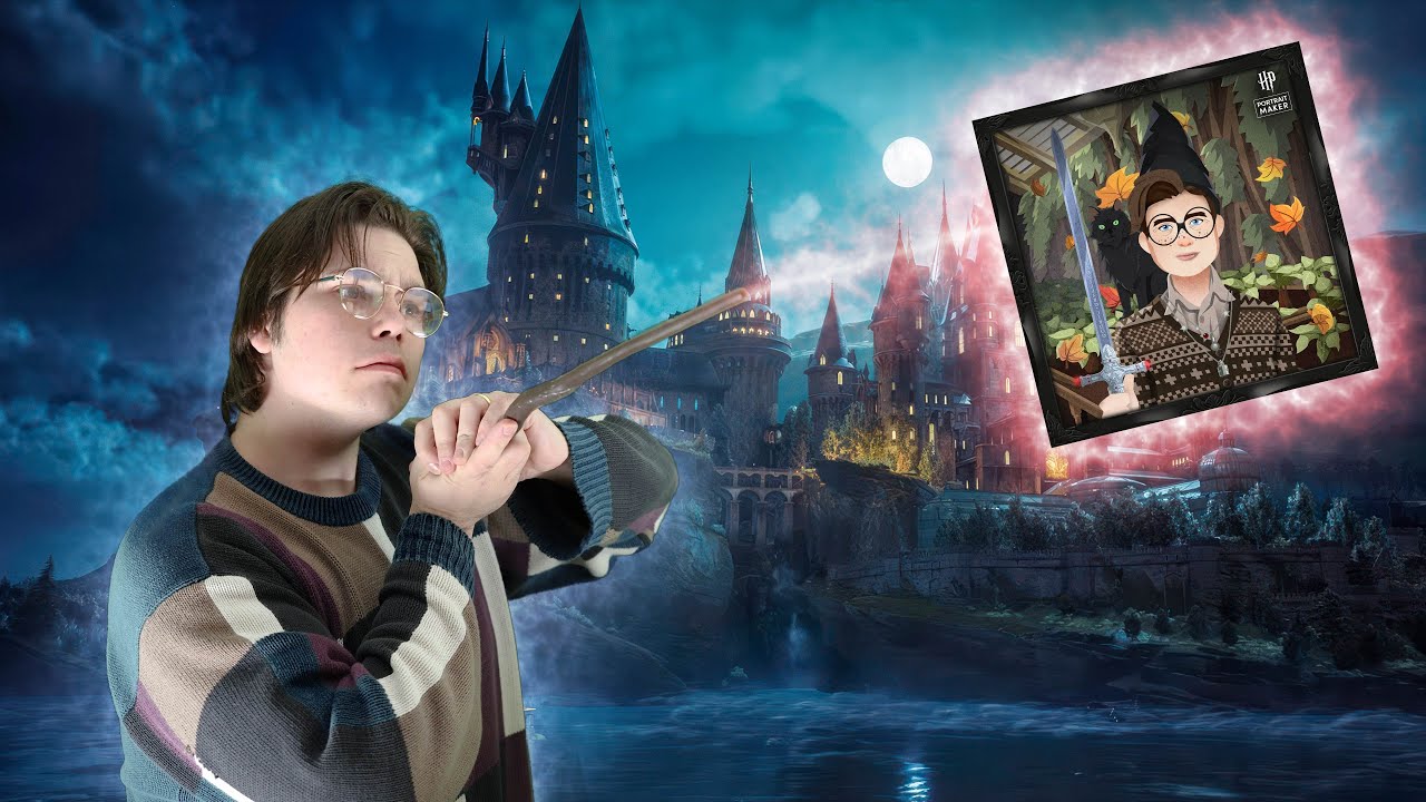 Creating My Wizard Portrait on Harry Potter DOT COM! - YouTube