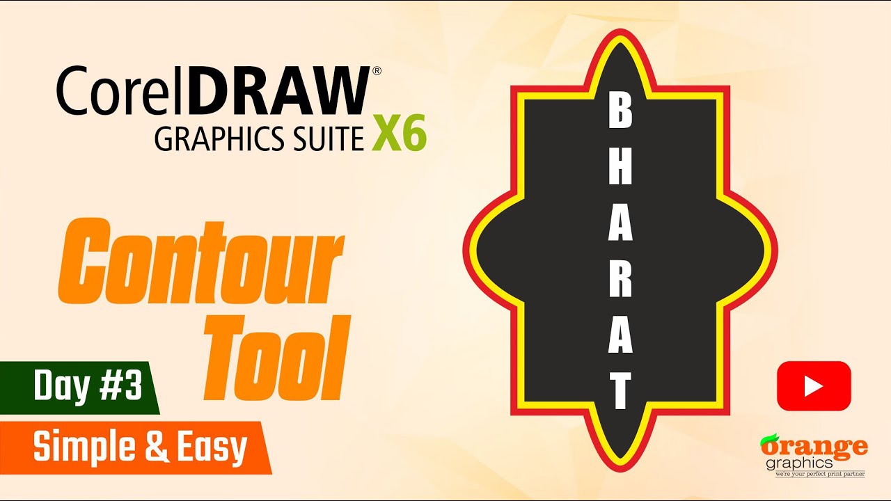 Contour Tool - How to Use Contour Tool in CorelDraw | CorelDraw ...