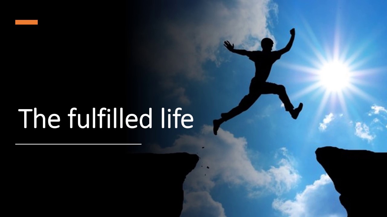 Finding a fulfilled life - YouTube