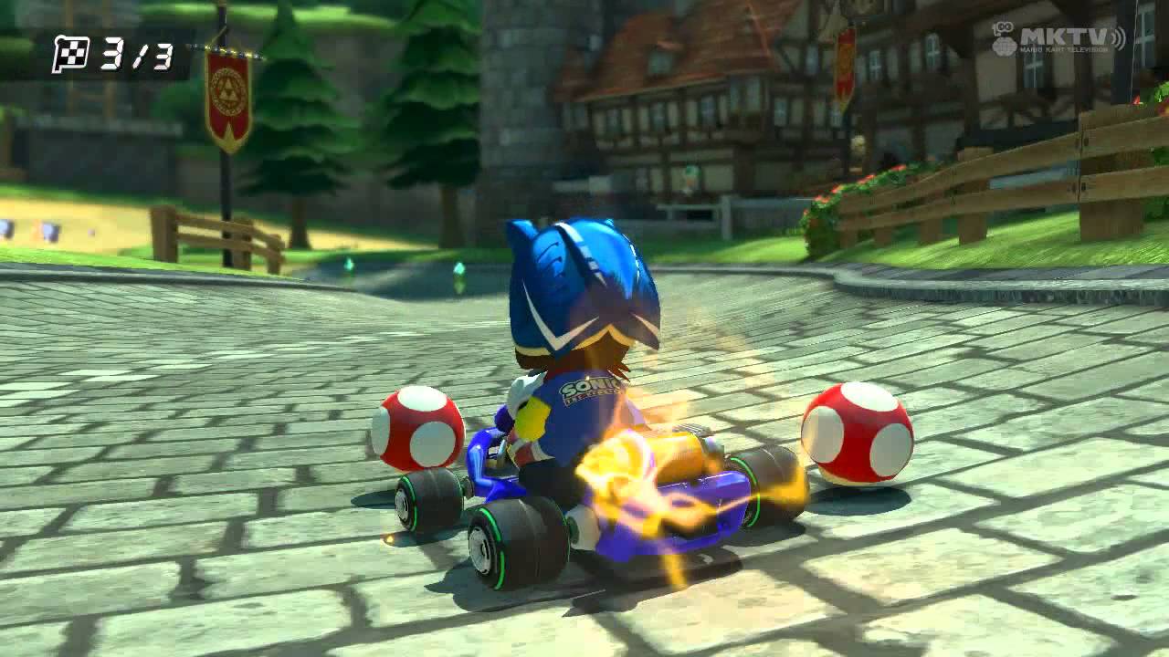 Wii U - Mario Kart 8 - Hyrule Circuit - YouTube