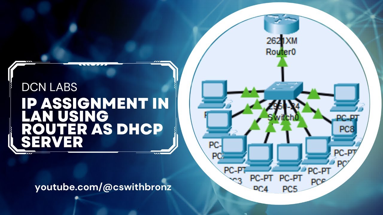 IP Assignment in LAN using Router as DHCP Server - YouTube