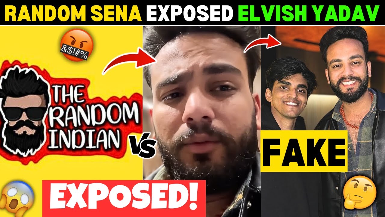 Random Sena EXPOSED Elvish Yadav 😱 | Elvish Yadav VS Random Sena ...