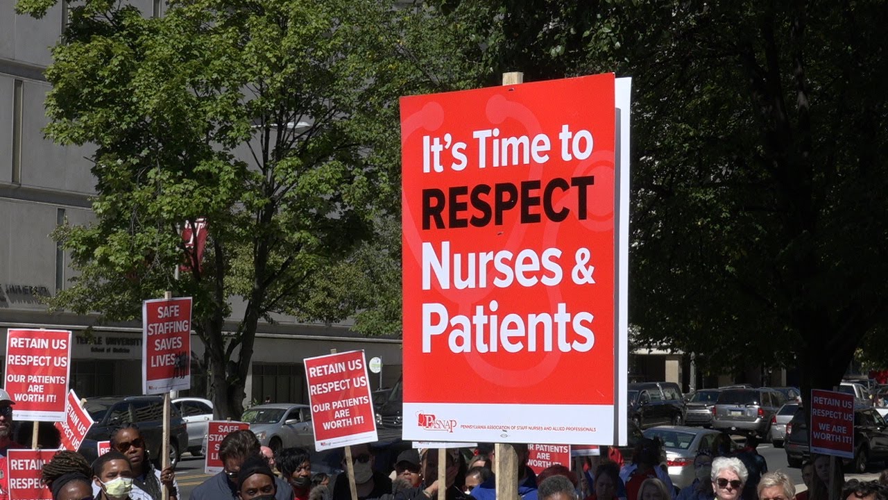 Temple University Hospital Strike - YouTube