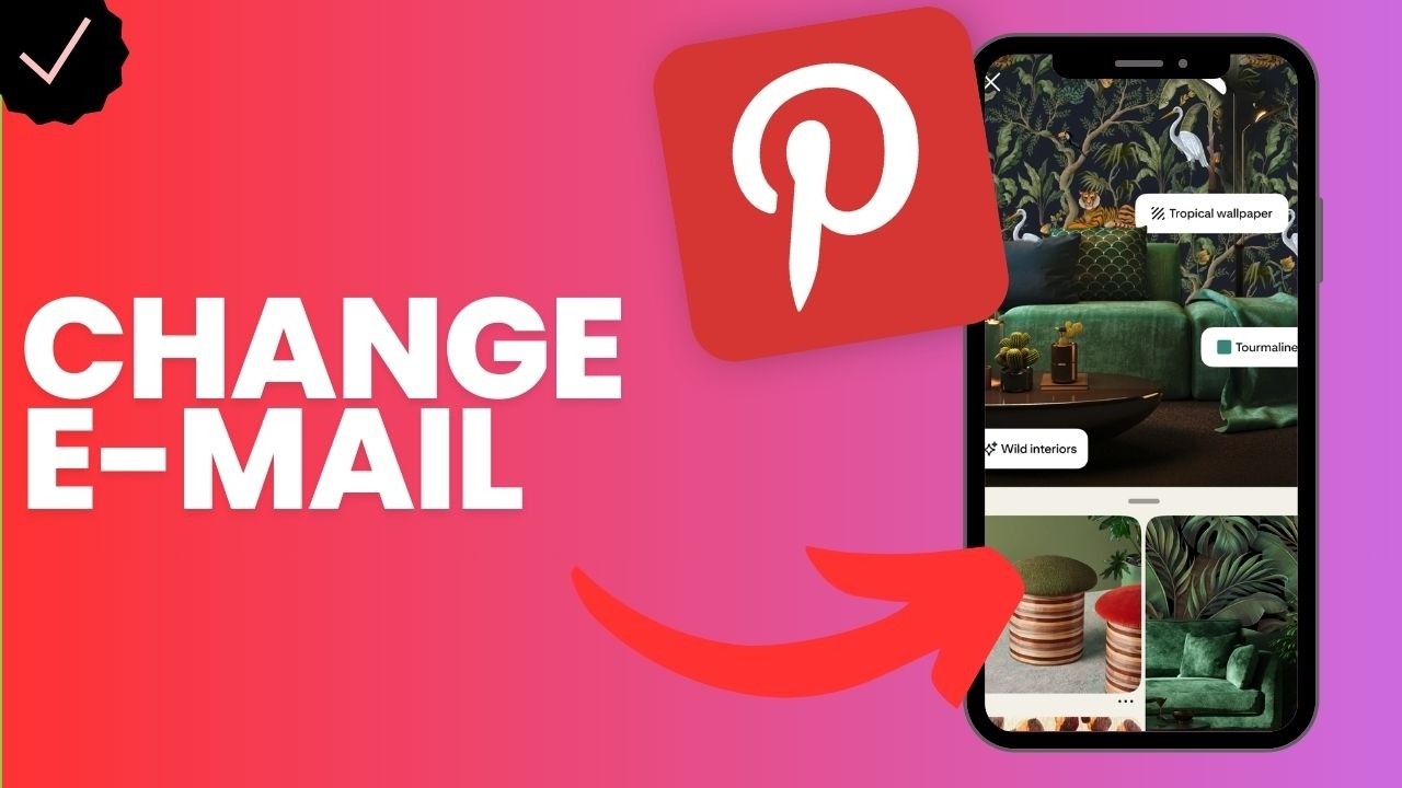 How to change your e-mail address in Pinterest? - YouTube
