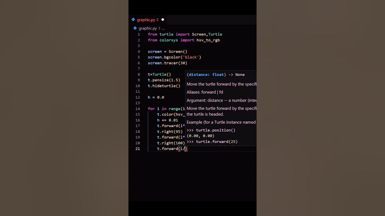 Python Graphic 👨‍💻👨‍💻 Python Graphics Turtle Pythonturtle Coding Programming Shorts Youtube 