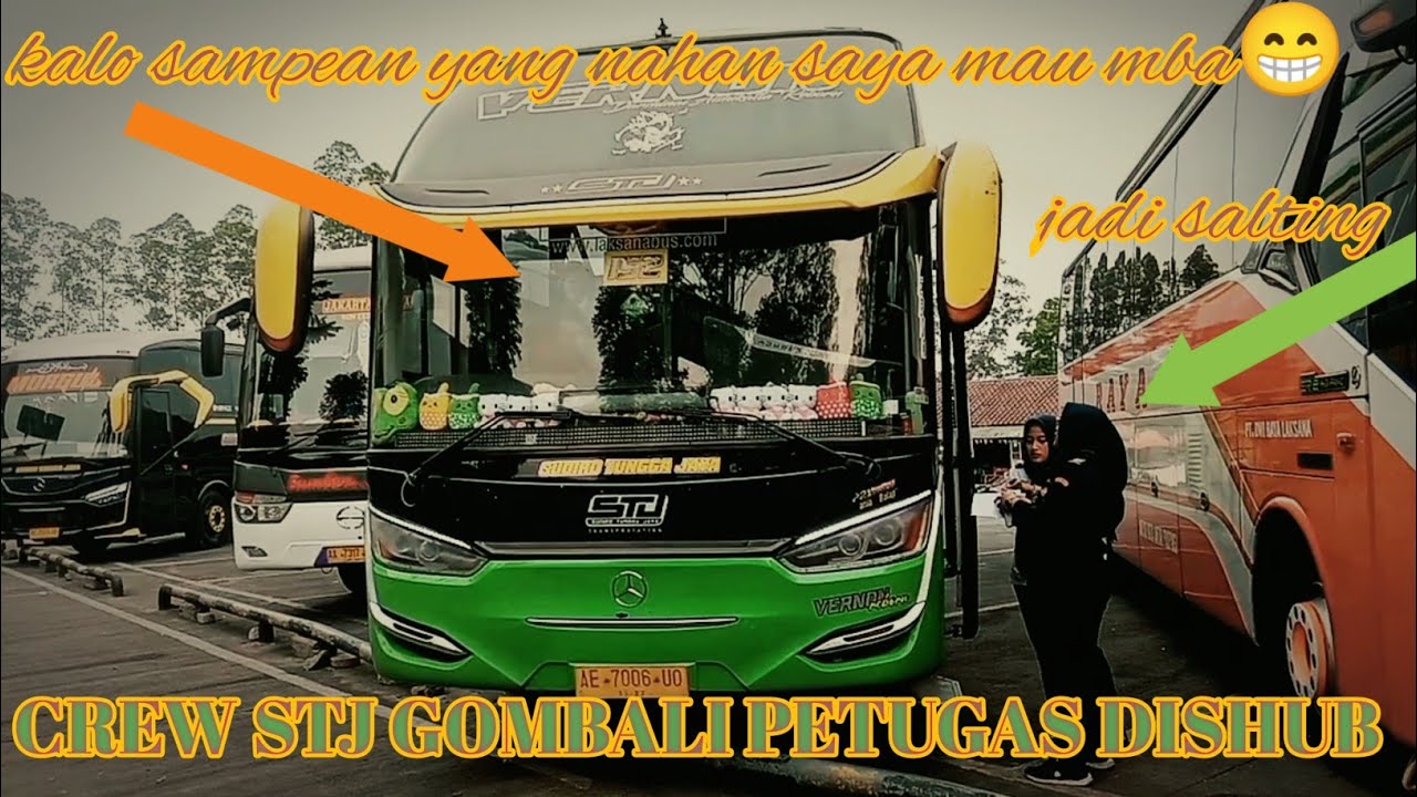 KENA SIDAK DISHUB TERMINAL PORIS CREW STJ VERNON MALAH SENANG BANGET ...