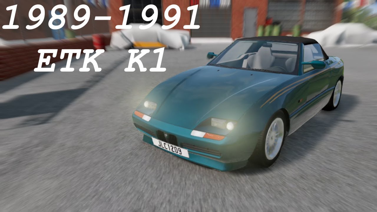 Awesome Quirky German Classic - 1989 ETK K1 POV Drive (BeamNG VR) - YouTube