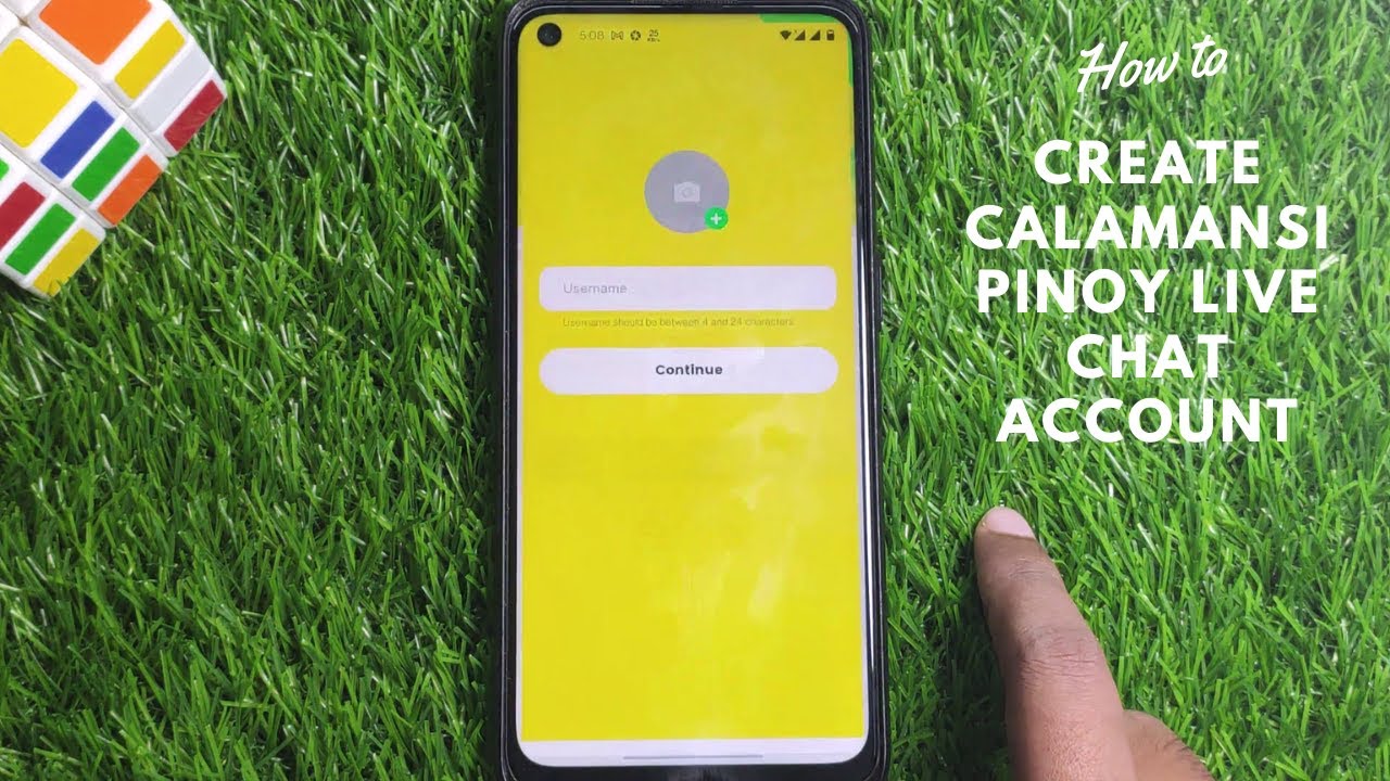 How to create calamansi pinoy live chat account - YouTube