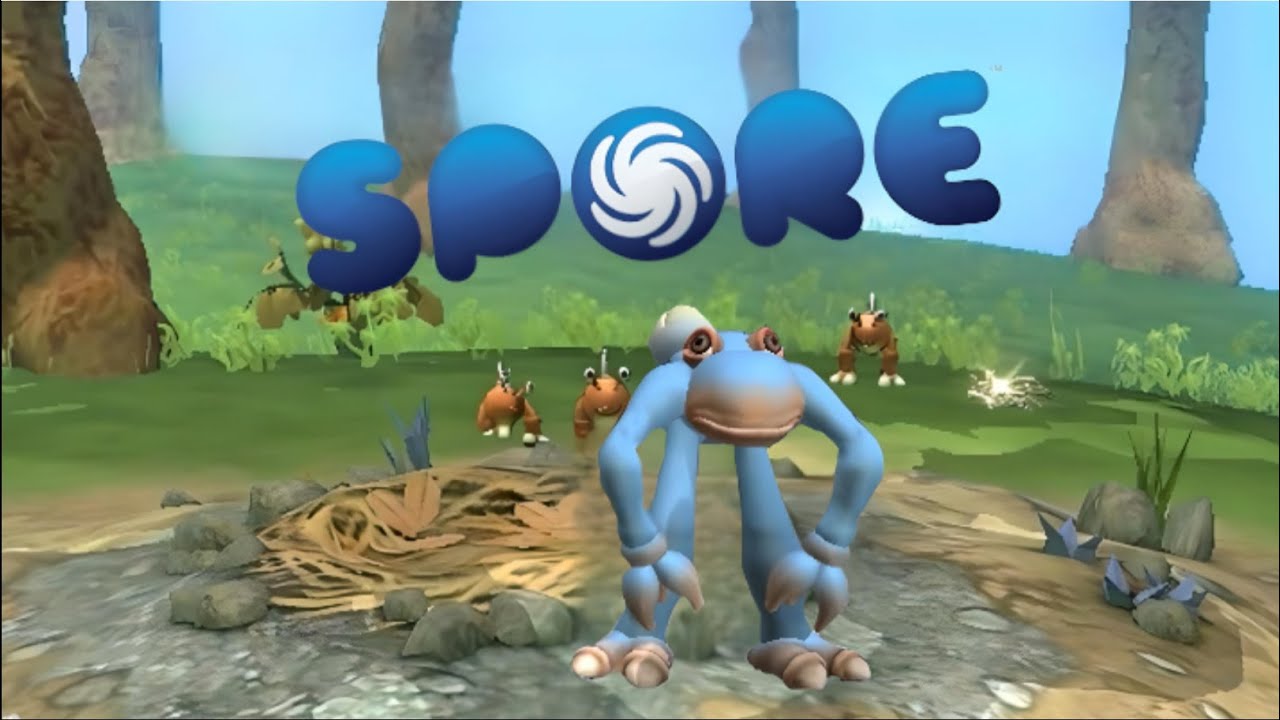 first steps on land! Let's Play Spore 02 - YouTube