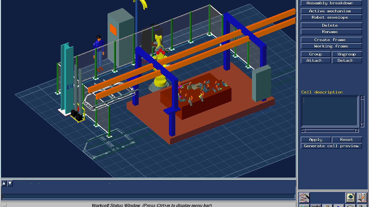 Tecnomatix ROBCAD Lesson4 Create Simulator Cell - YouTube