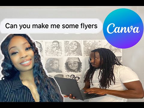 Creating Custom Flyers for Cece Styles (CANVA) - YouTube