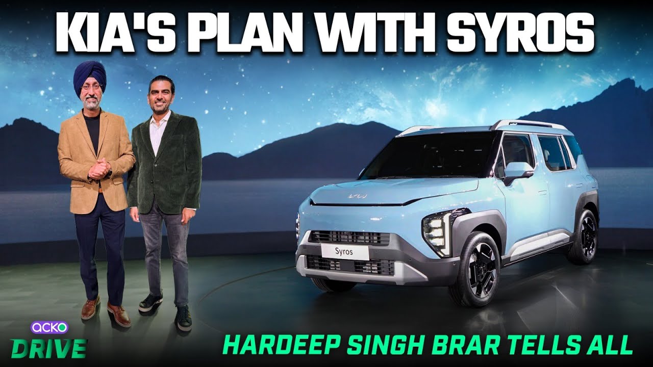 Who Is The Kia Syros Designed For? Hardeep Singh Brar Tells Us ...