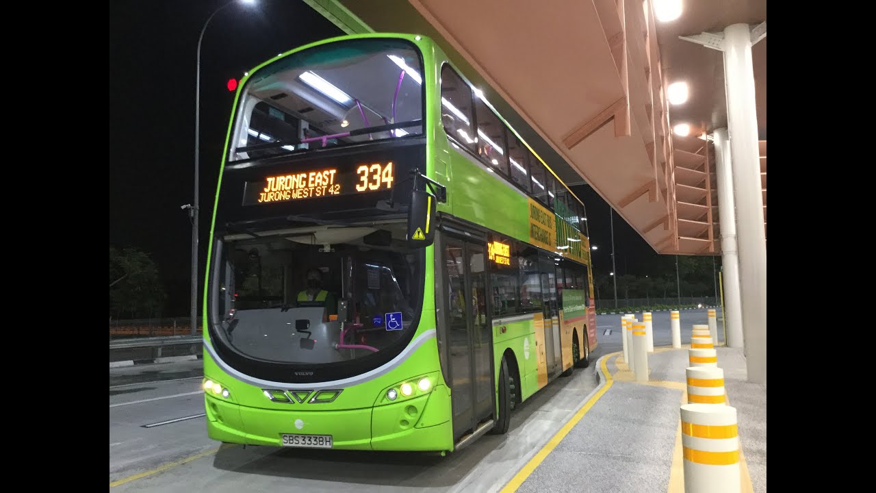[EXCLUSIVE FIRST BUS] TTS Bus Service 334 [SBS3338H]: Jurong East Int ...