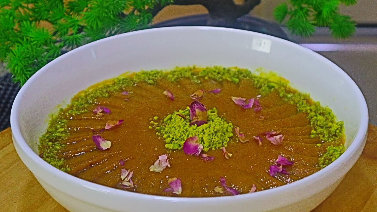 Aseeda Emirati Dessert | Arabian sweet Aseeda Recipe | Aseeda Mal ...
