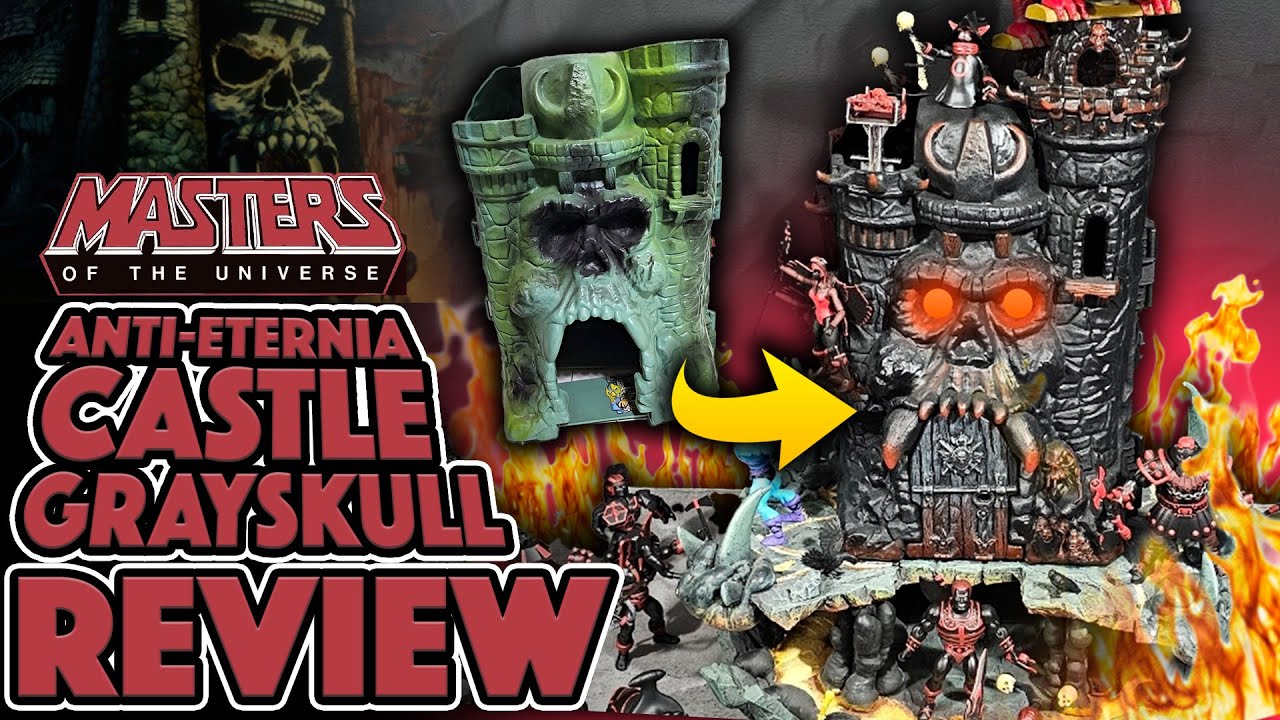 MOTU Origins Anti-Eternia Castle Grayskull Playset REVIEW! - YouTube