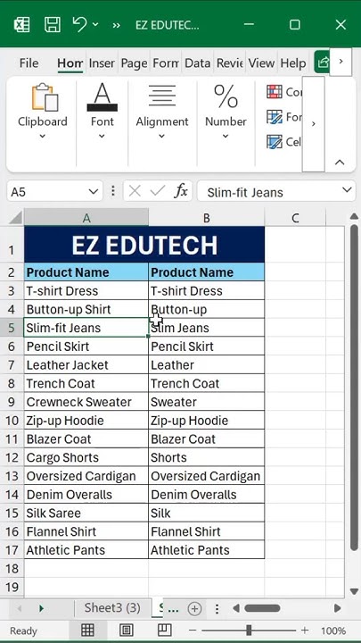 Shortcut To Compare Unmatched Value in Your Data | How to Compare Unmatched Data #shorts #excel ...