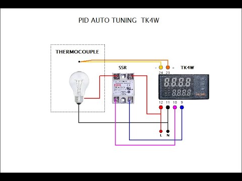 PID AUTO TUNING TK4W MENGGUNAKAN SSR - YouTube