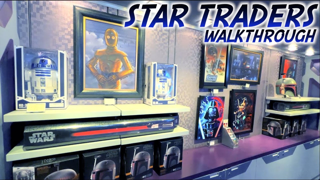 Star Wars Merchandise! Star Traders in Disneyland - 2022 - YouTube