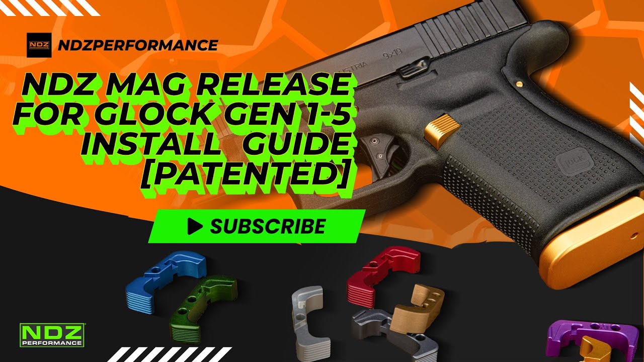 NDZ Mag Release Installation for Glock Gen 1-5 | Easy DIY Upgrade for ...