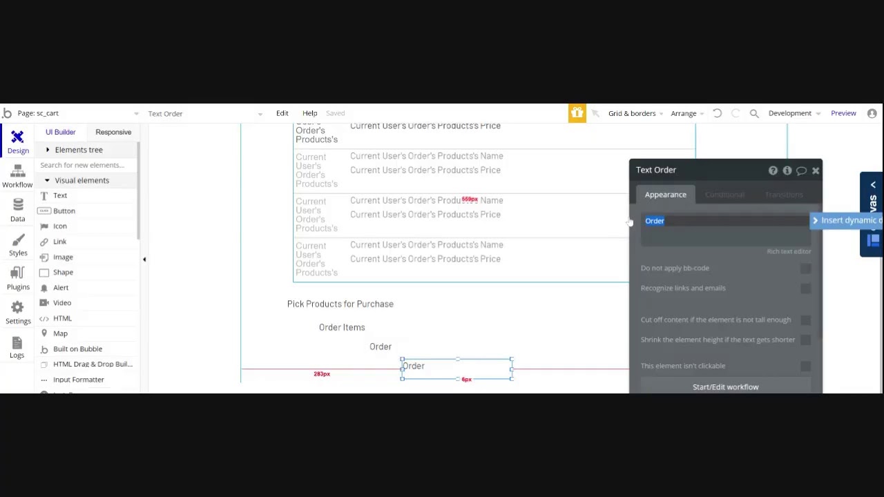 Build a Simple Shopping Cart using Bubble.io - YouTube
