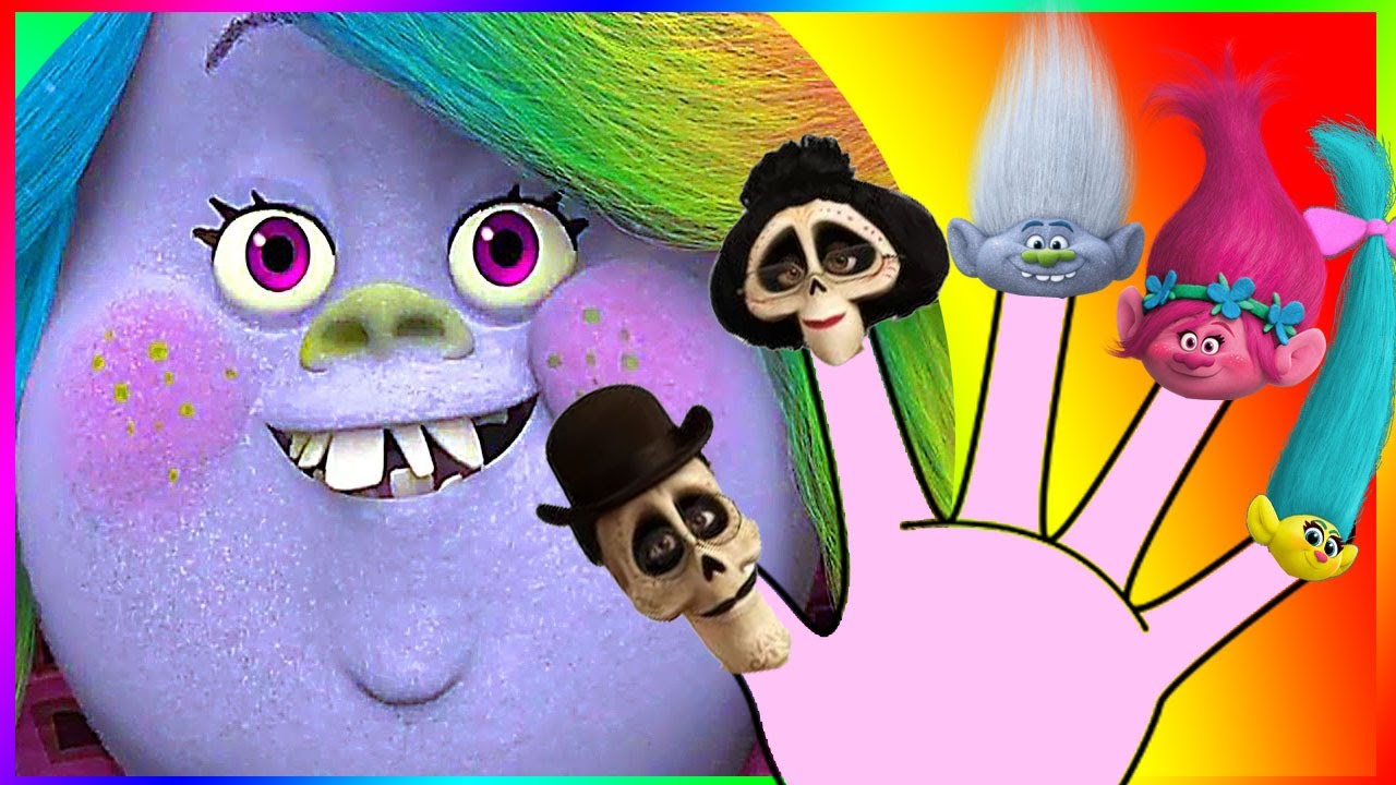 Trolls Finger Family Song Daddy finger Trolls song Trolls - YouTube