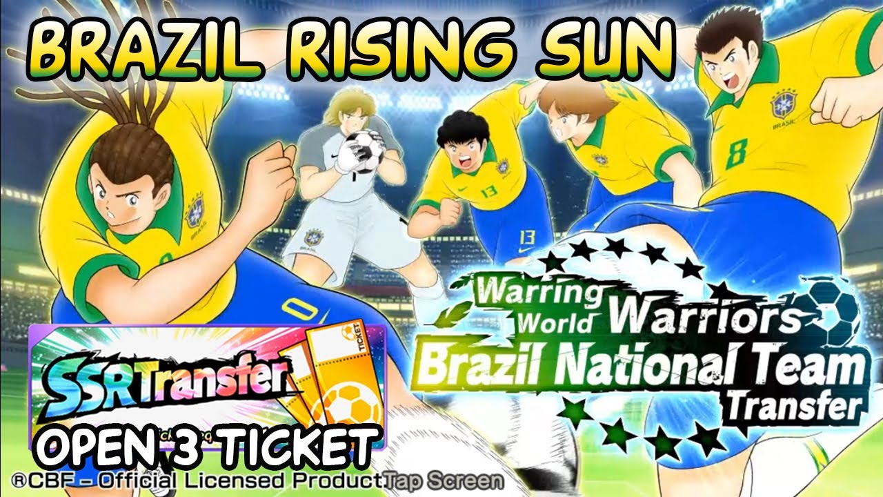 BRAZIL RISING SUN is Coming! + Open SSR Ticket | Captain Tsubasa Dream ...