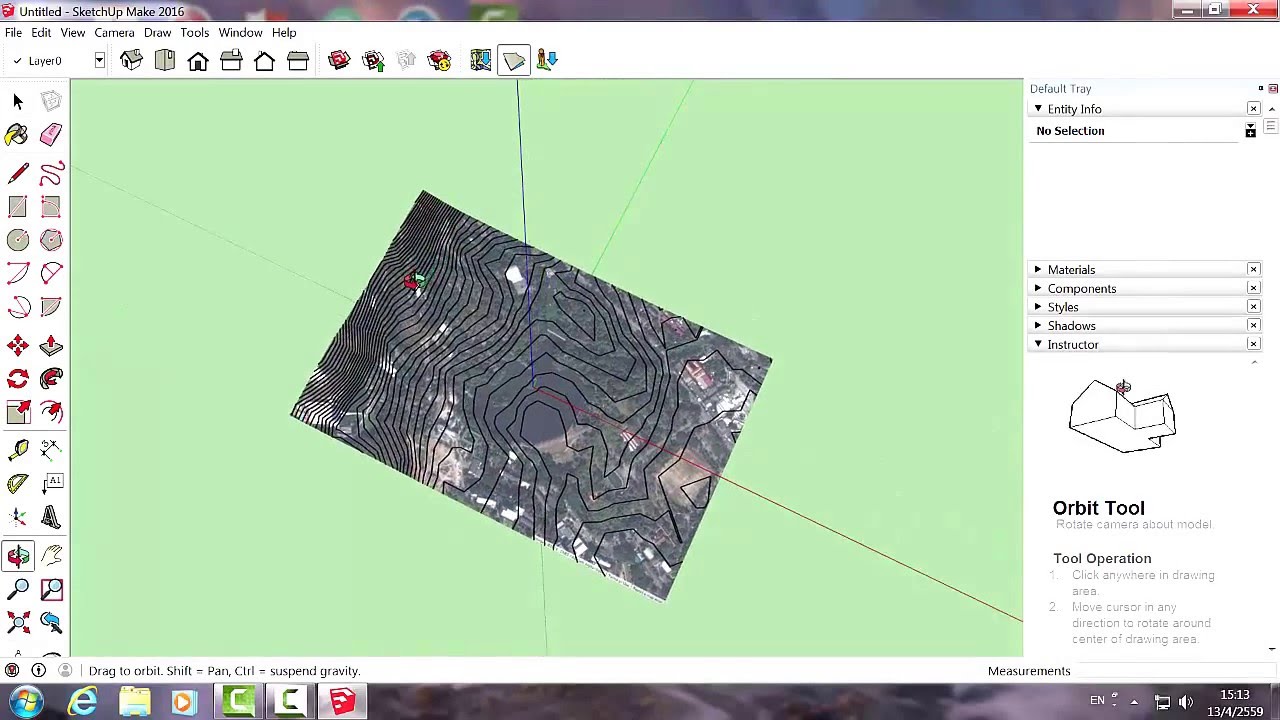 SketchUp Part 1 Contour Line Google sketchup-part-1-contour-line-google