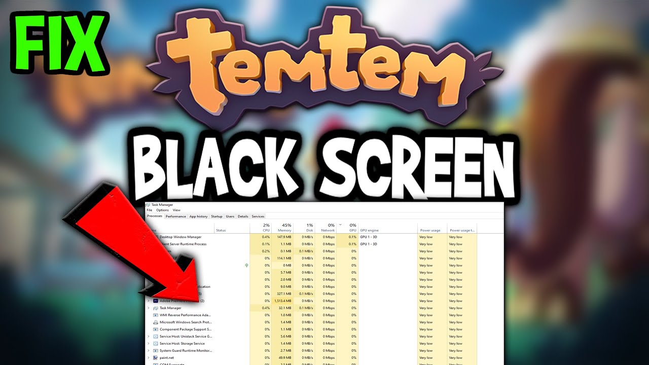TemTem – How to Fix Black Screen & Stuck on Loading Screen - YouTube