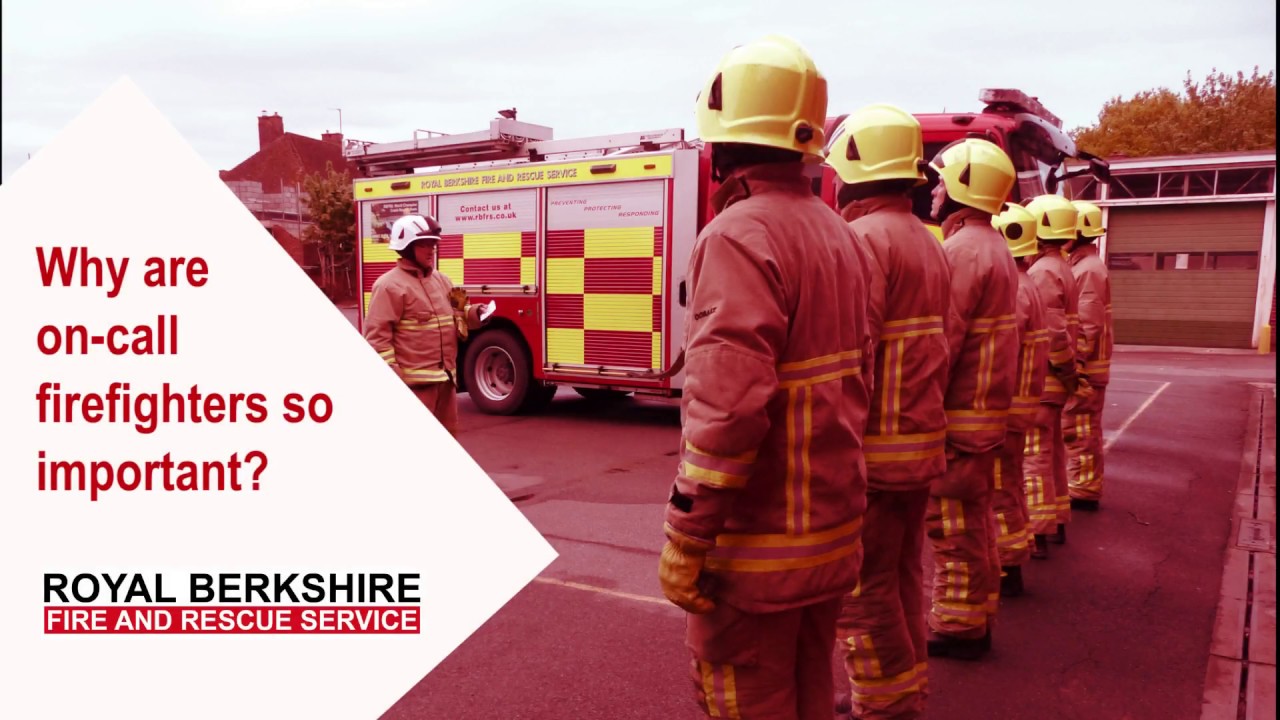Why on-call firefighters are so important to RBFRS - YouTube