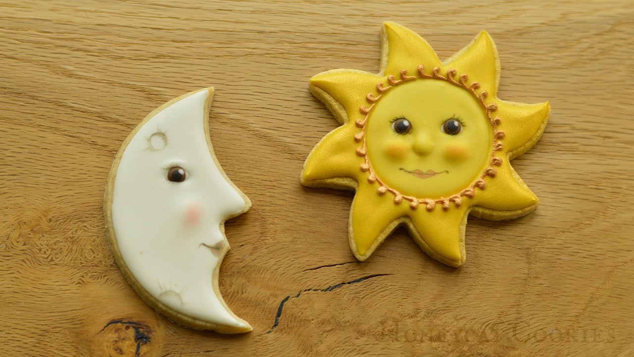 Let the Sunshine In - a Handpainted Sun Cookie - YouTube