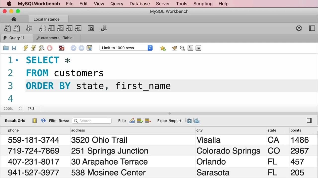 SQL #14 - The ORDER BY Clause (read desc) [By Mosh Hamedani] - YouTube