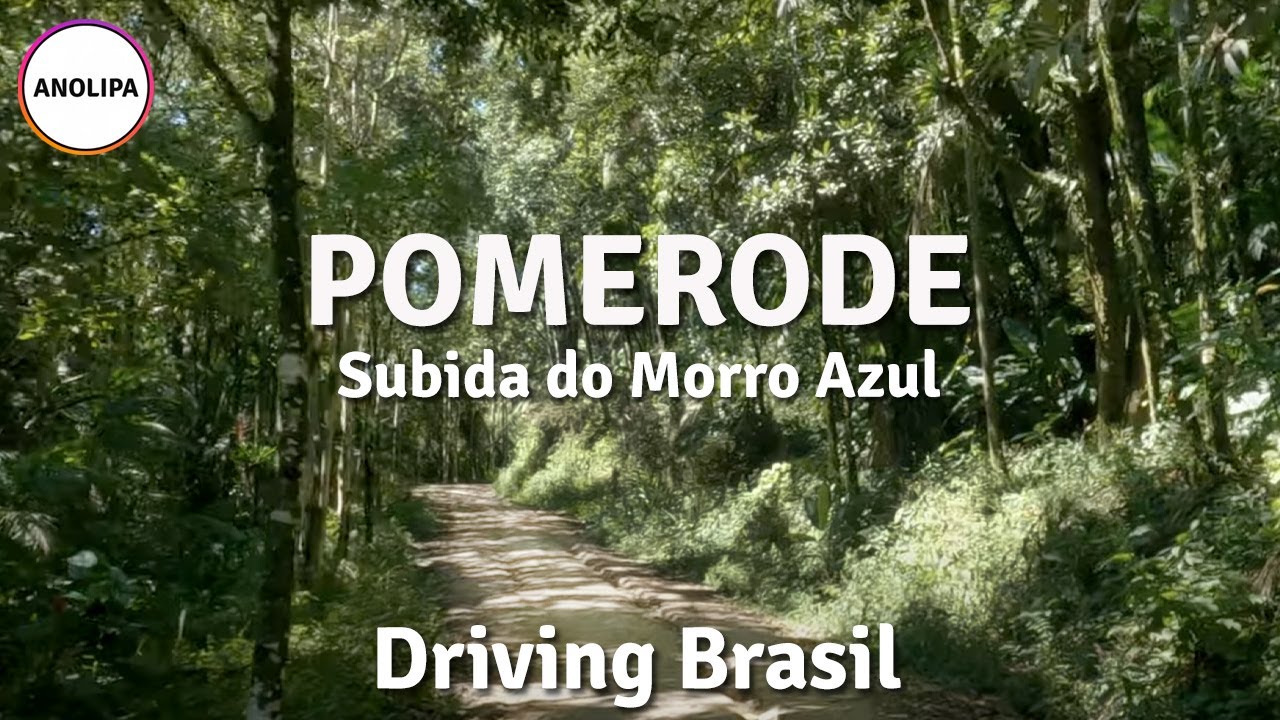 Pomerode, Morro Azul, subida e paisagem [Estradas do Interior do Brasil ...