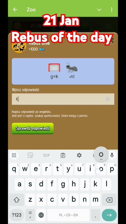 Zoo Rebus of the day 21 Jan #zoo #airdrop #telegram #telegram - YouTube
