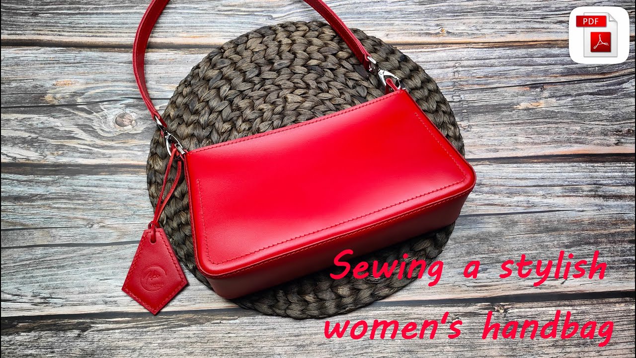 How to Make a Leather Bag by Hand | Step-by-Step DIY Tutorial for ...