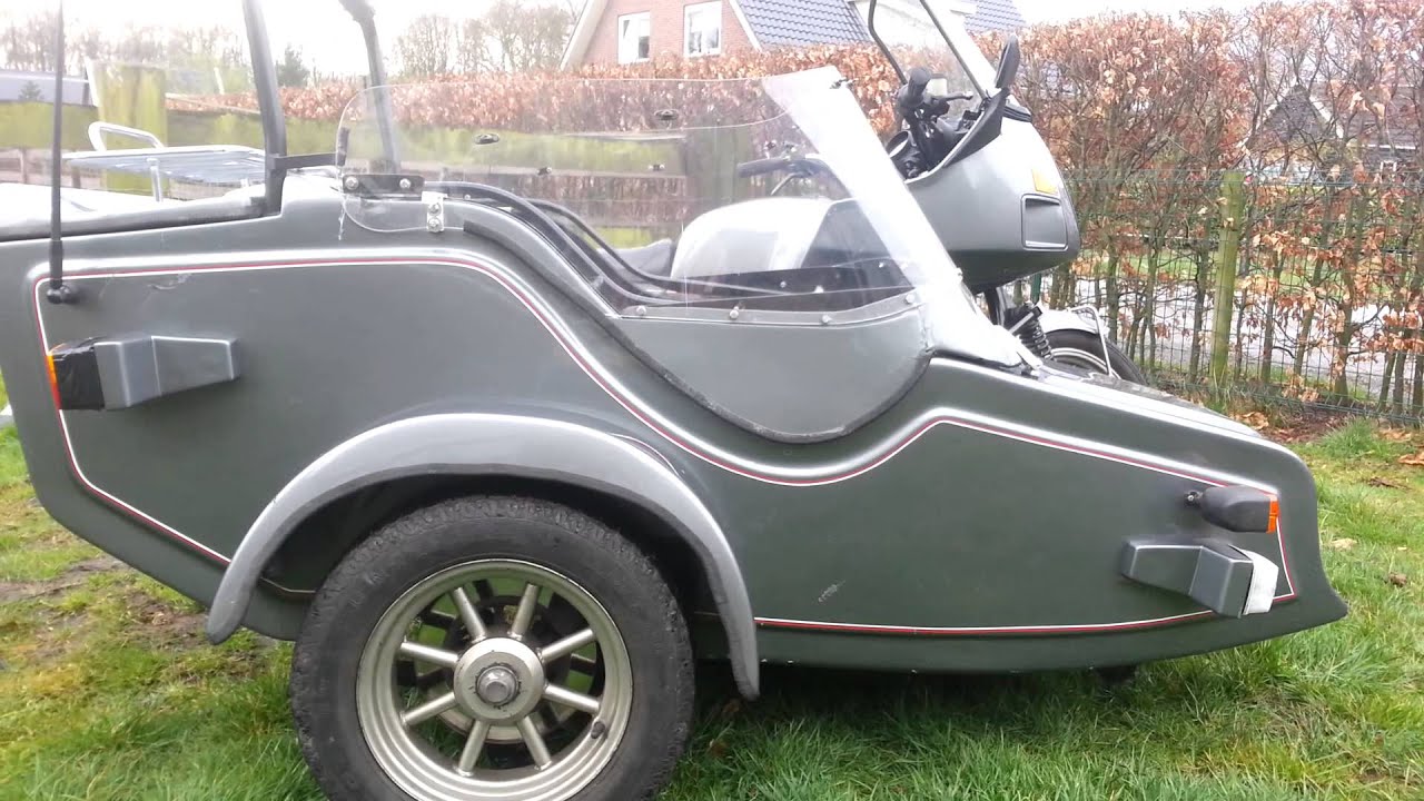 R100RT sidecar - YouTube