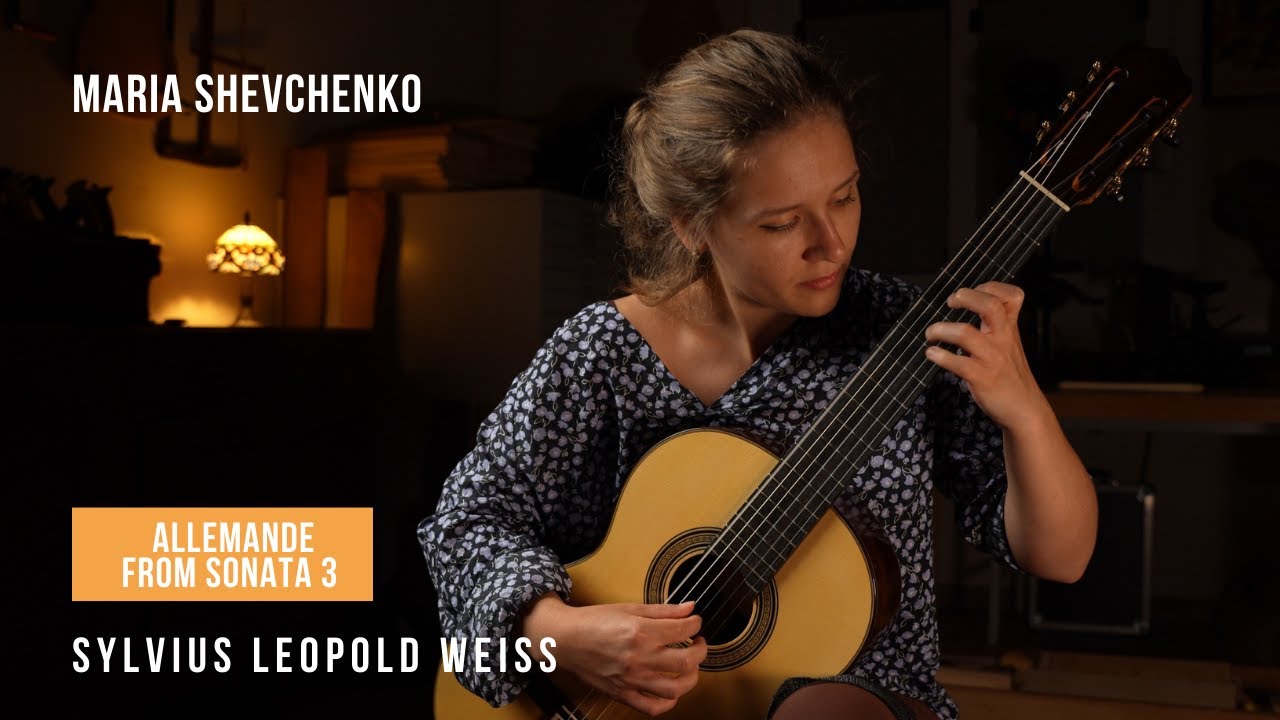Sylvius Leopold Weiss - Allemande (Classical Guitar Performance) - YouTube