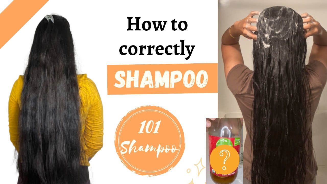 101 of Shampooing...HOW TO CORRECTLY Shampoo your Hair..#haircare # ...