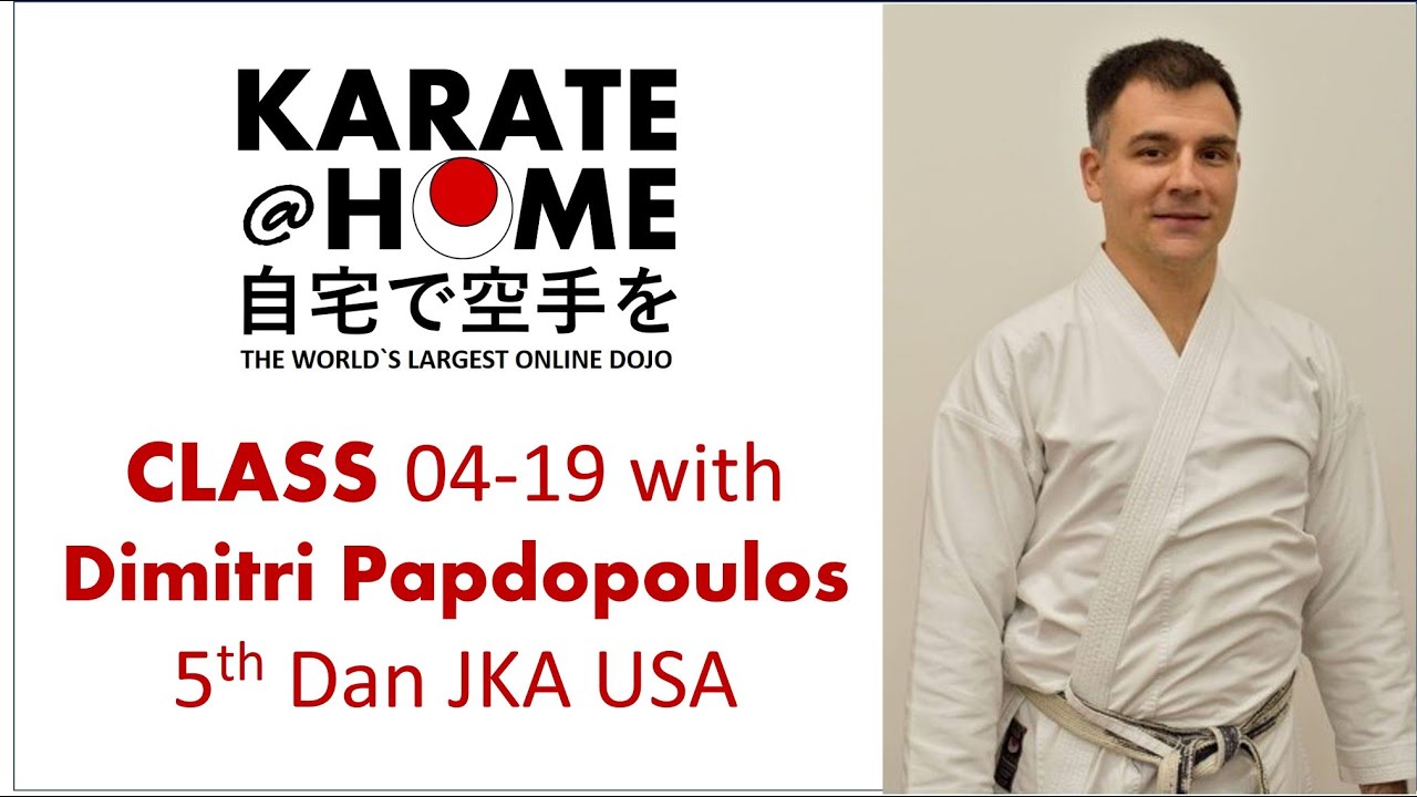 Karate@Home class 04 19 with Dimitri Papadopoulos - YouTube