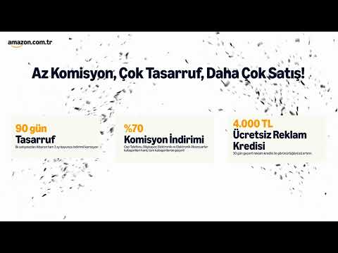 %70 Komisyon İndirimi ve 4.000 TL Ücretsiz Reklam Kredisi ile Amazon’da Satışa Başla!