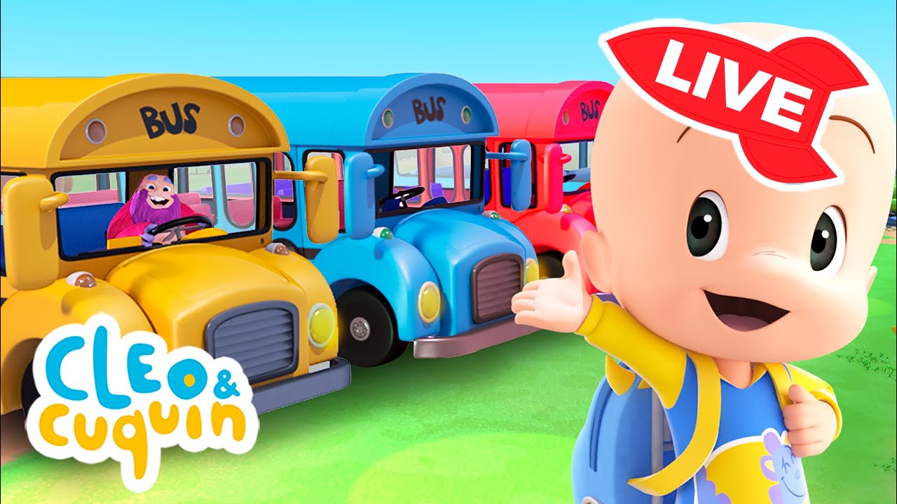 🔴 LIVE 🔴 Nursery Rhymes and children songs with Cleo and Cuquin ...