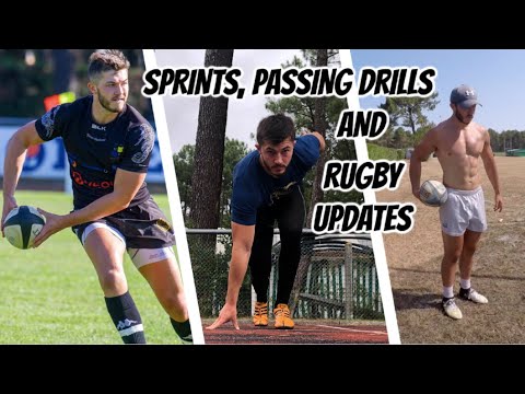 RUGBY UPDATE! + Sprints and Passing Drills - YouTube
