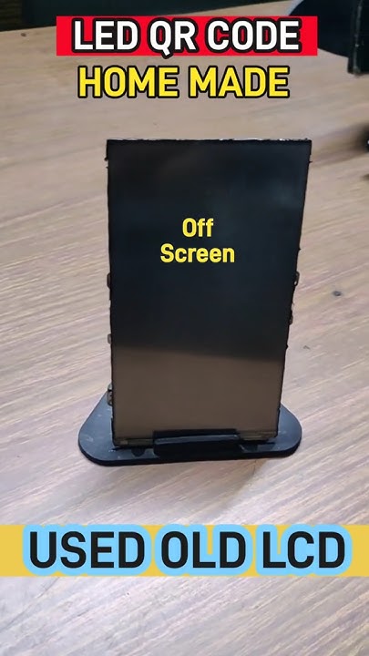 LED QR CODE FOR OLD LCD DISPLAY | HOME MADE DISPLAY SCANNER | 2025 New ...