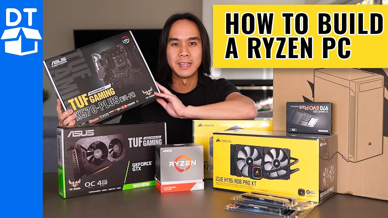 How To Build A Ryzen 9 PC - Step By Step Guide - YouTube